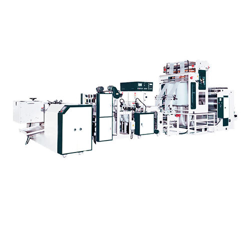 Fully Automatic Bottom Seal Bag on roll Making Machine + Heat-Slitting ...